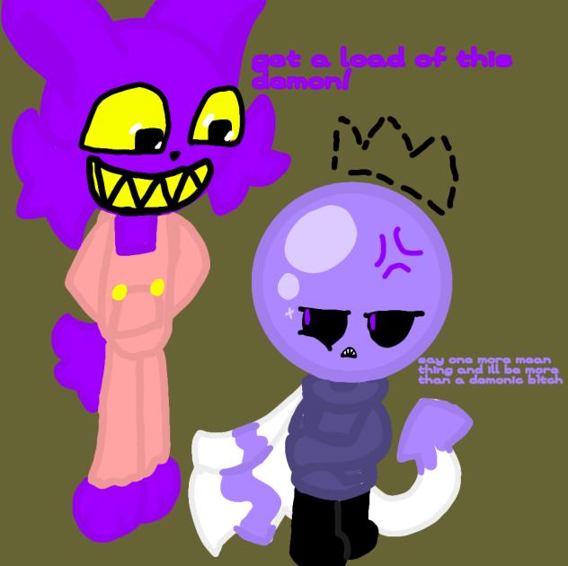 demonic candy and ️ ️funny ️ ️ bunny - ibisPaint