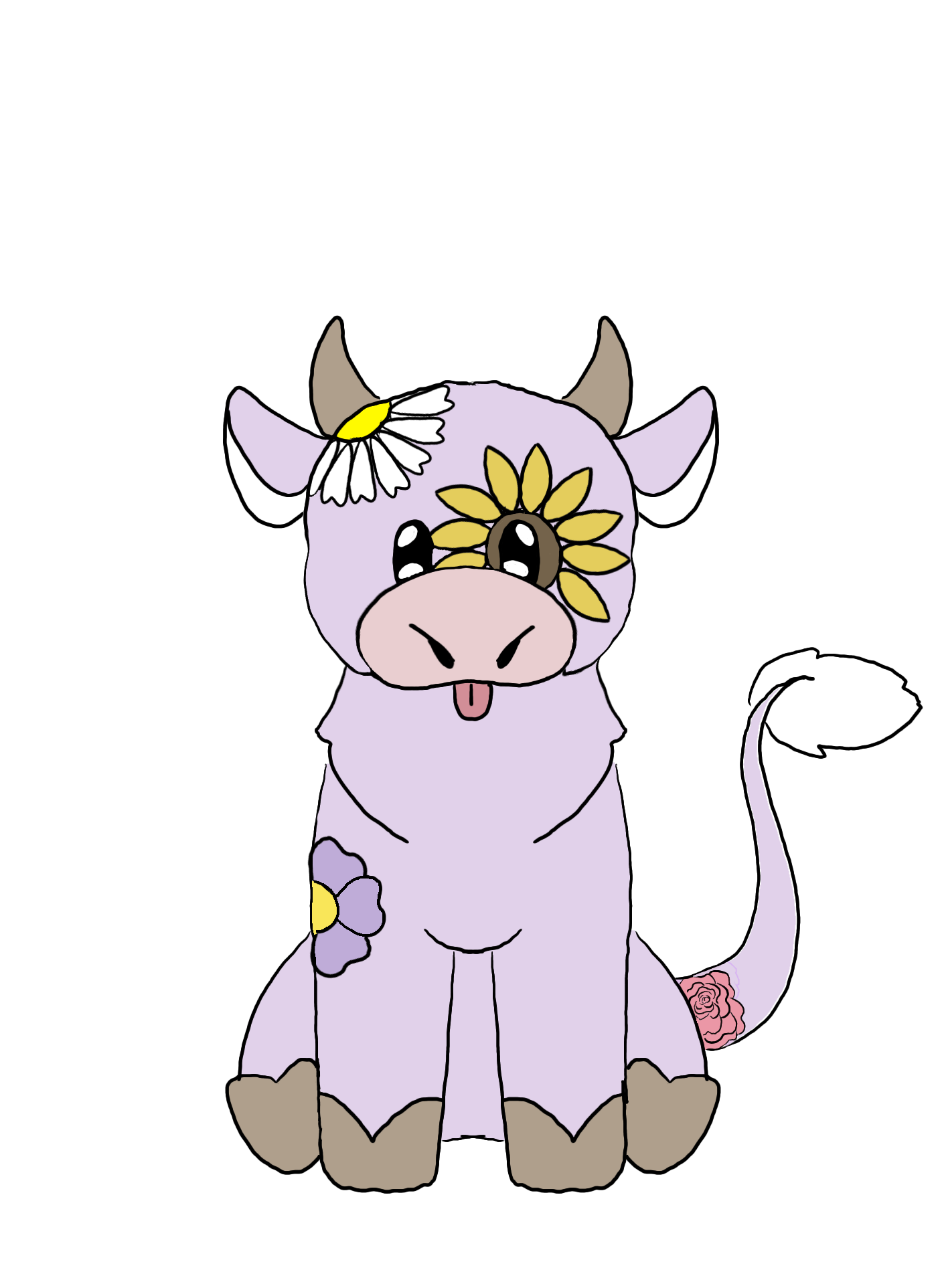 Flower Cow - ibisPaint