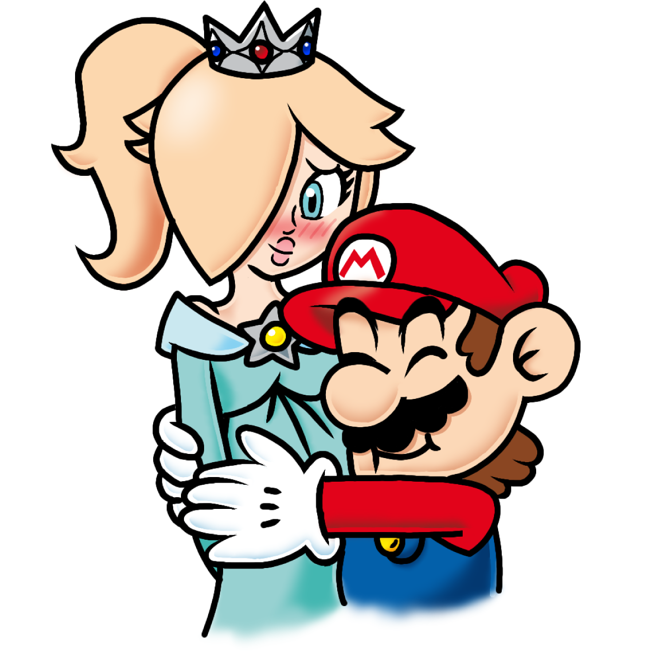(Super Mario) Mario and Rosalina - ibisPaint