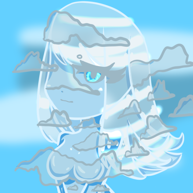 Wind as a human - ibisPaint