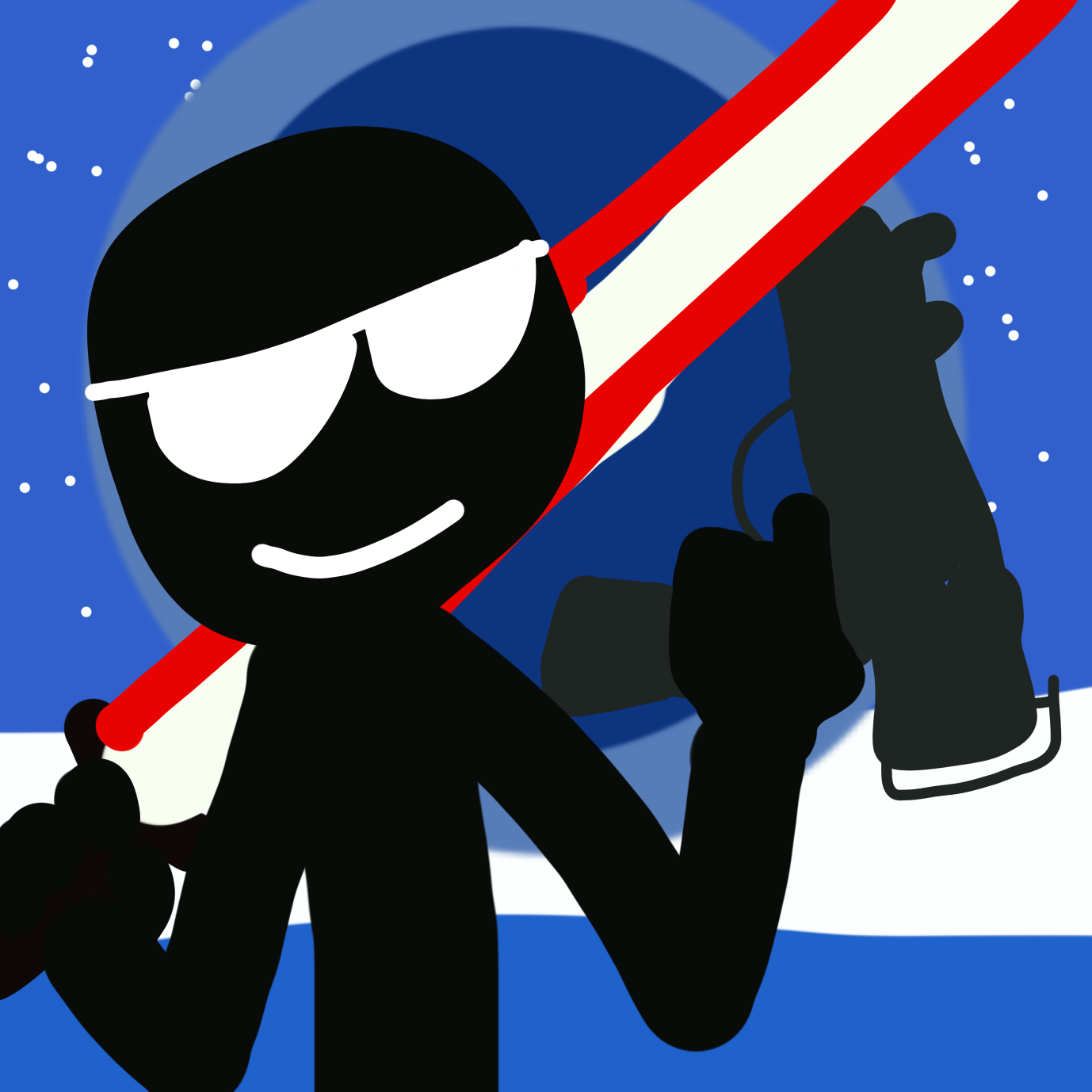 Super stickman - ibisPaint