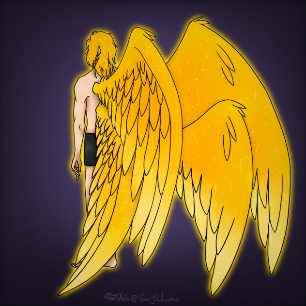 Golden wings - ibisPaint
