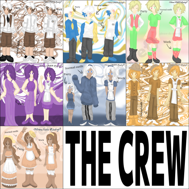 The Crew (#PaigeBakeryAU) - ibisPaint