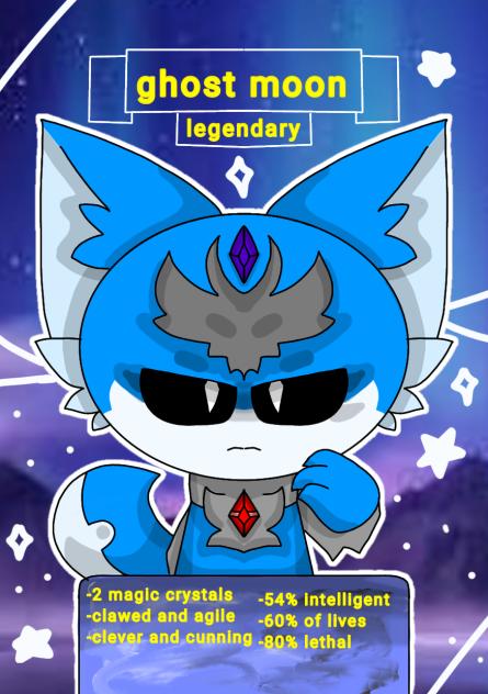 ghost moon kitten cart - ibisPaint