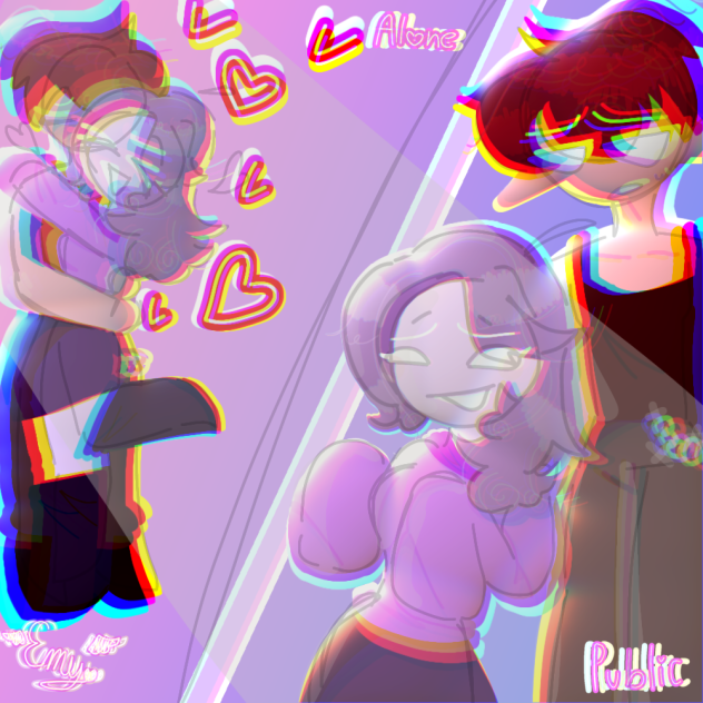 purple x red - ibisPaint