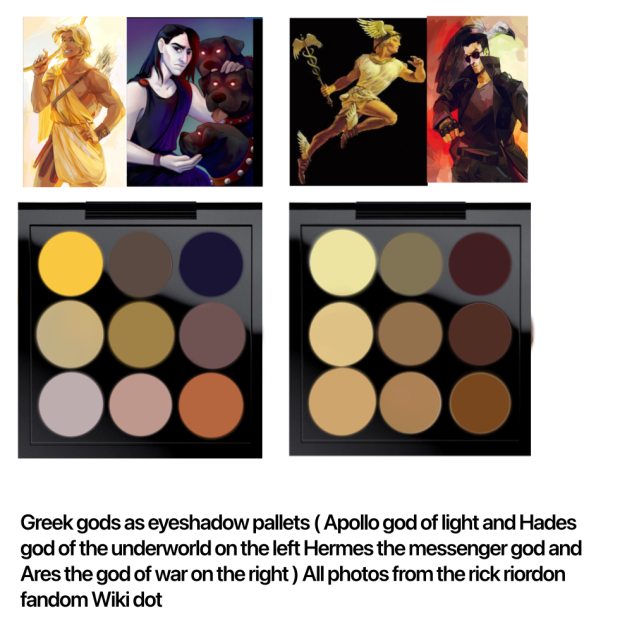 Greek gods as eyeshadows - ibisPaint