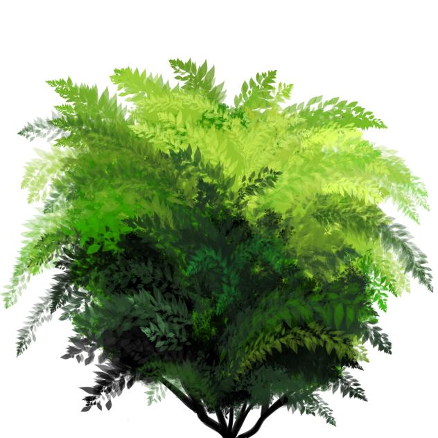 Bubble bush 2 - ibisPaint