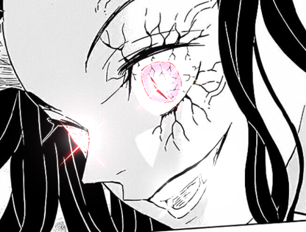 Nezuko demon form eyes - ibisPaint