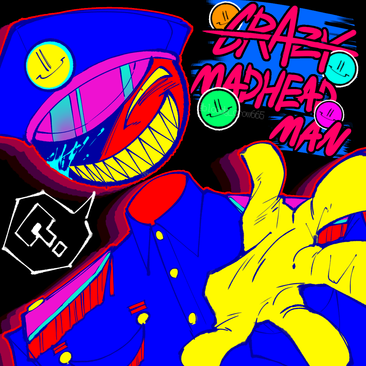 CRAZY MADHEAD MAN (Fix＆added stuff) - ibisPaint