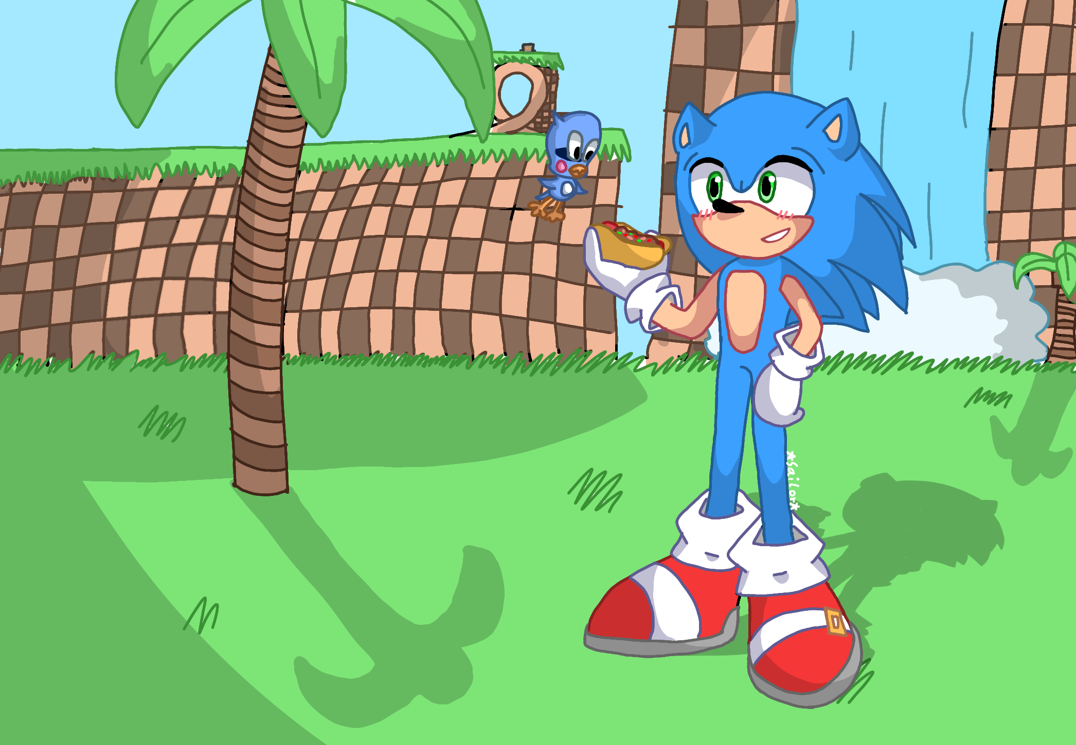 ~ Sonic The Hedgehog ~ - ibisPaint