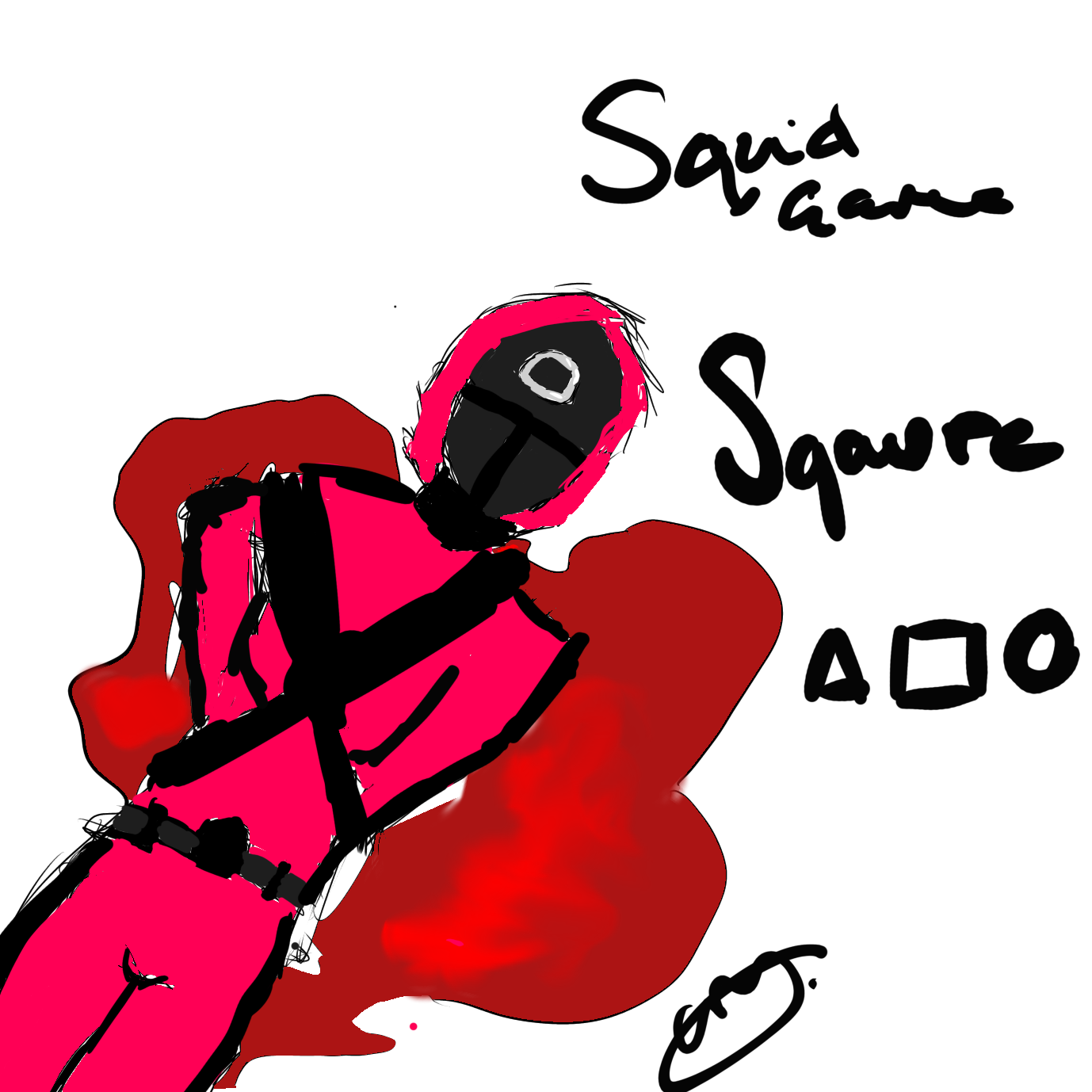 Squid Game Guard (Square) - ibisPaint