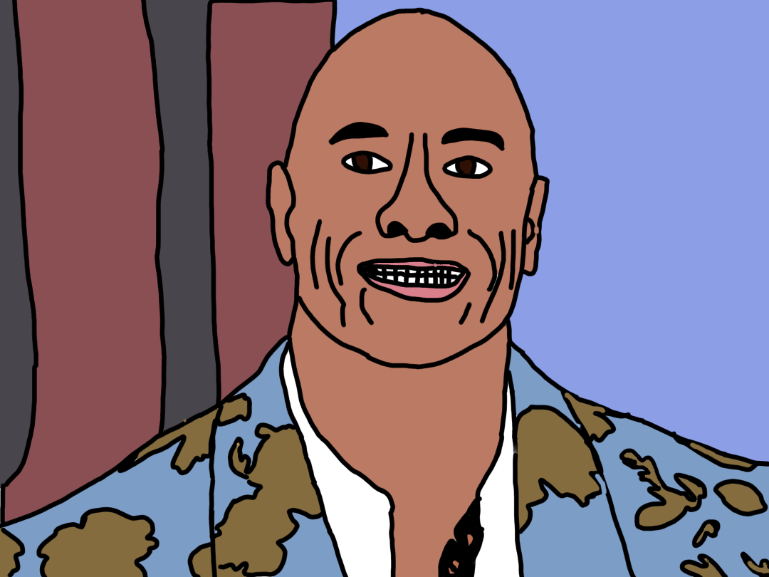 dwayne johnson aka The rock - ibisPaint