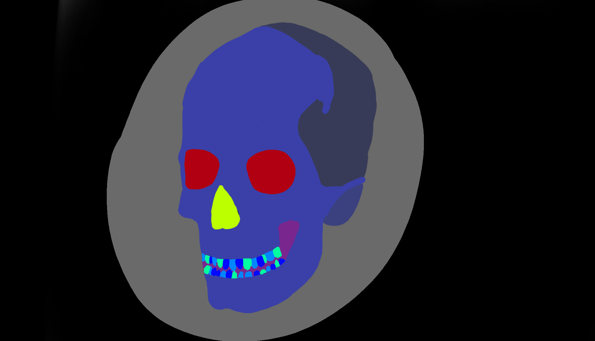 Inverted skull - ibisPaint
