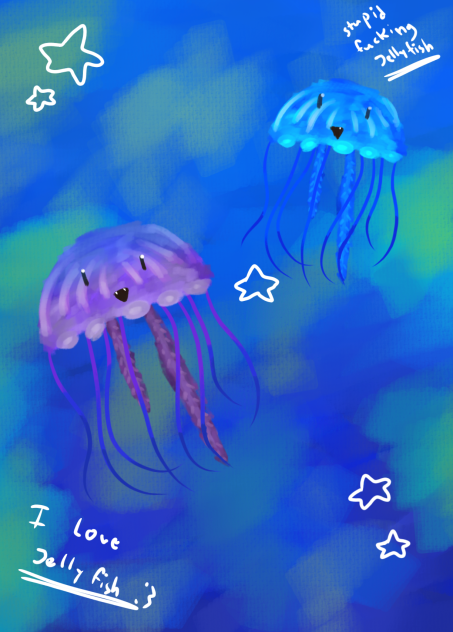 dumb jellyfish ^^ - ibisPaint