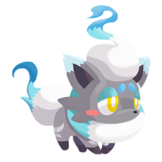 Shiny Hisuian Zorua - ibisPaint