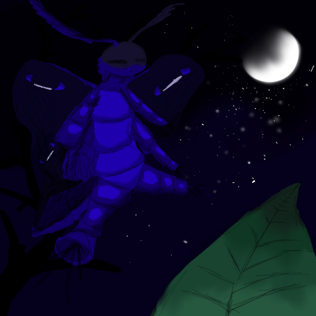 A gloomy moth fairy - ibisPaint
