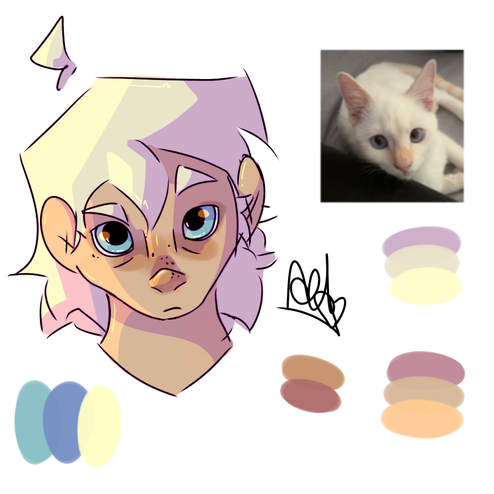 Cat face theory two… - ibisPaint