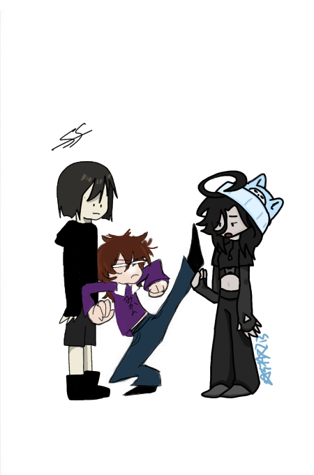 Drop kick 💥 - ibisPaint