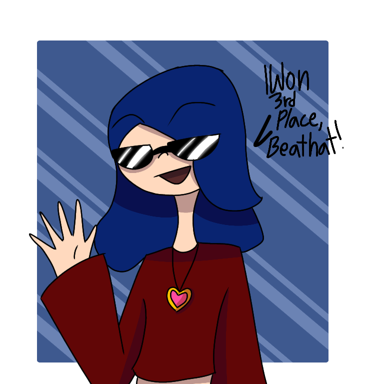 Present For Dia after winning 3rd place - ibisPaint