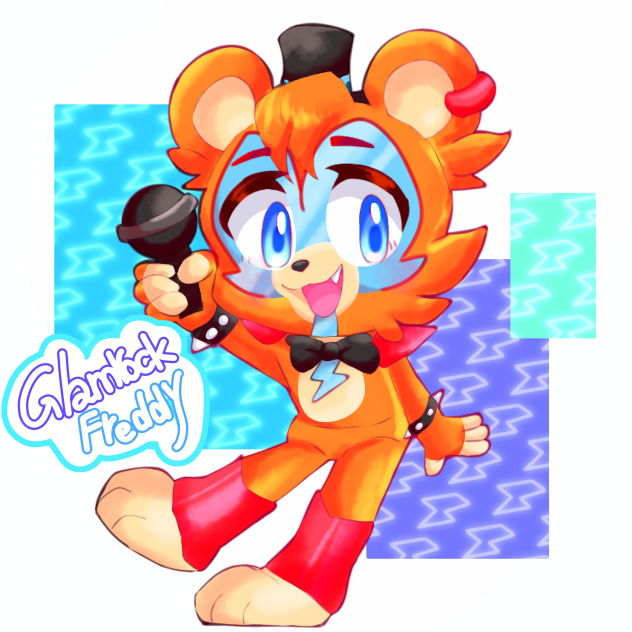 Glamrock Freddy!! - ibisPaint