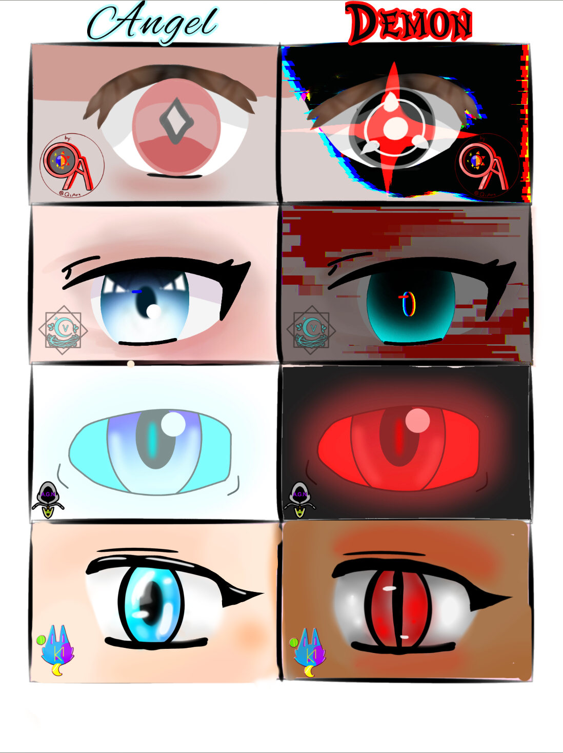 Aye of Angel and demon 💙 ️.2024.05.29-09.17 - ibisPaint