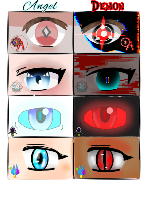 Aye of Angel and demon 💙 ️.2024.05.29-09.17 - ibisPaint