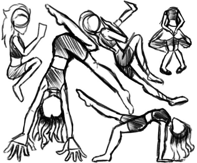 dynamic poses 1 - ibisPaint