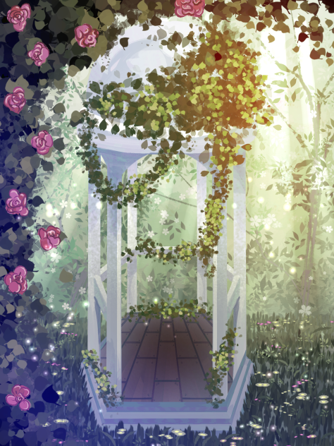 enchanted garden - ibisPaint