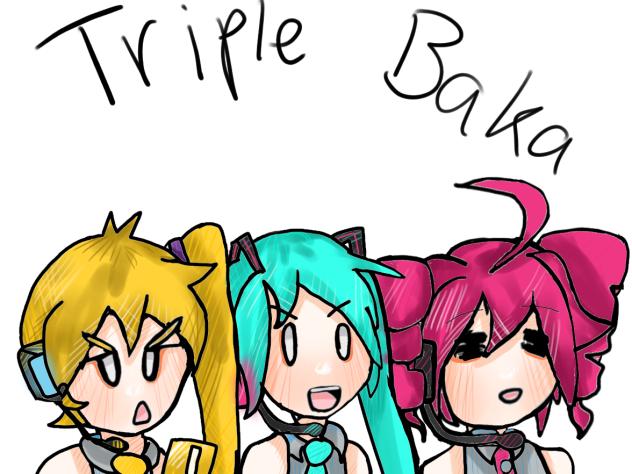 Triple baka colouring! - ibisPaint