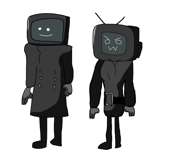 TV man and TV woman part 2 - ibisPaint