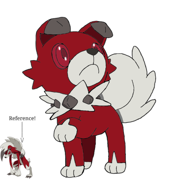 Midnight Form Rockruff! - ibisPaint