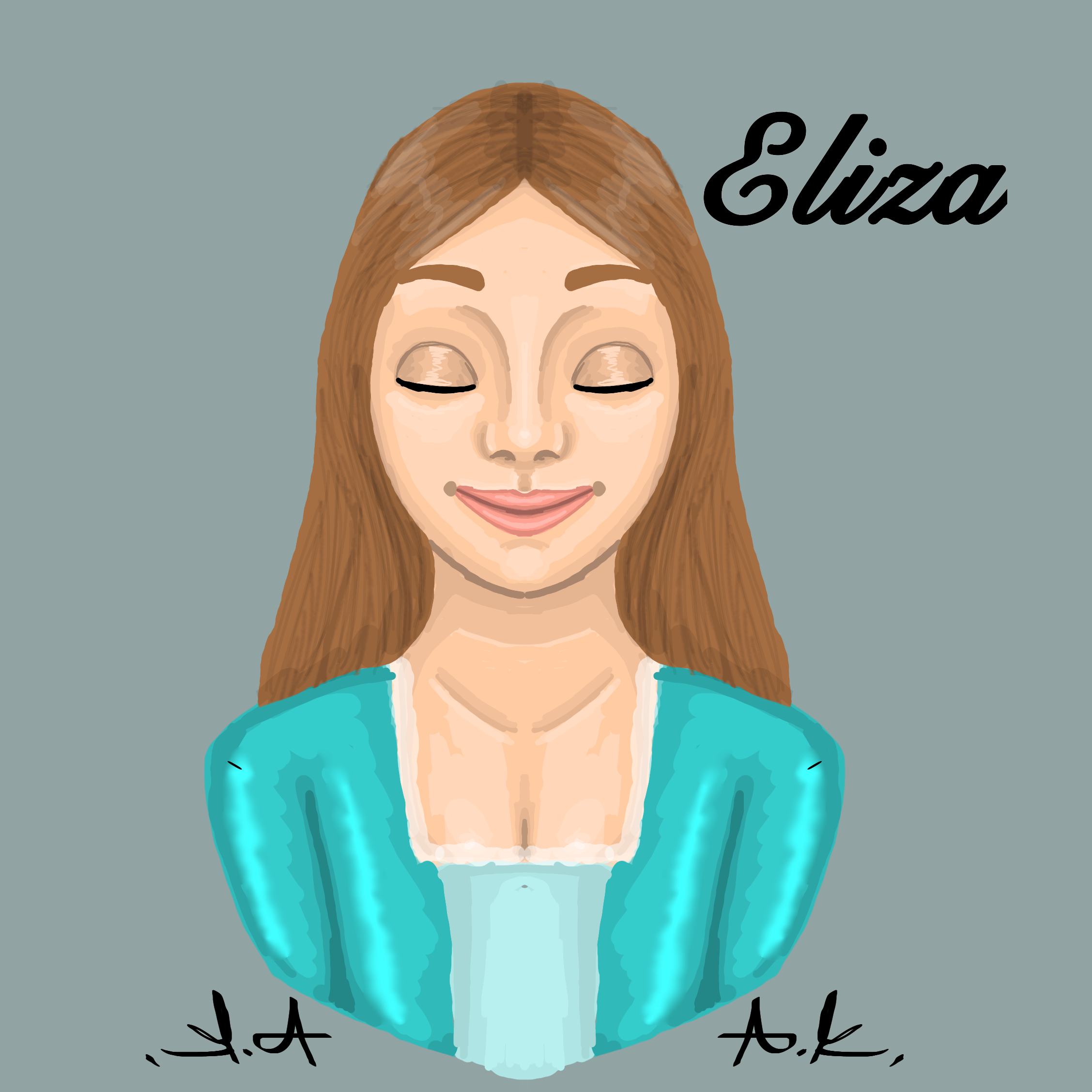 (Hamilton) Eliza speedpaint - ibisPaint