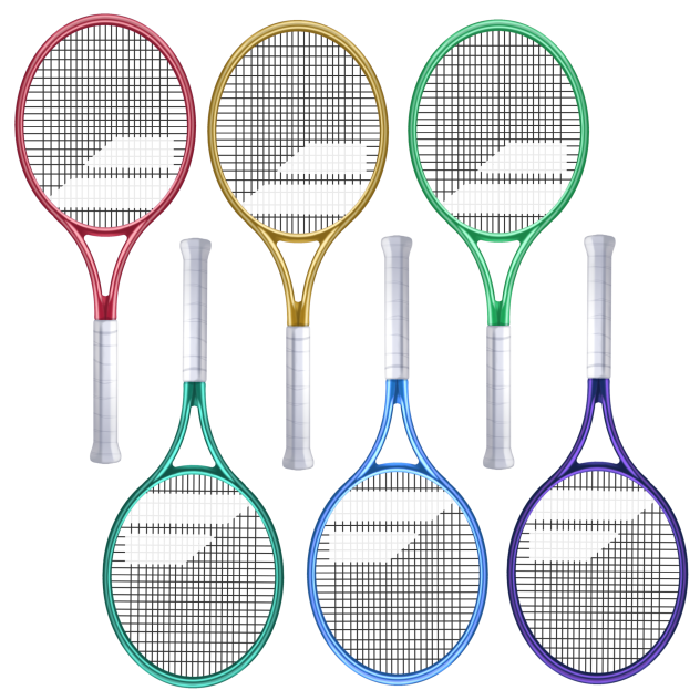 🎾 Colorful tennis rackets 🌈 - ibisPaint