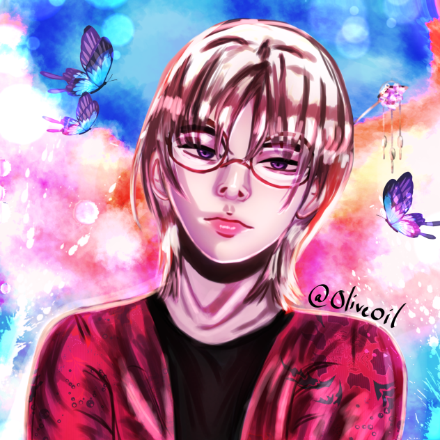 Olive as a guy - ibisPaint