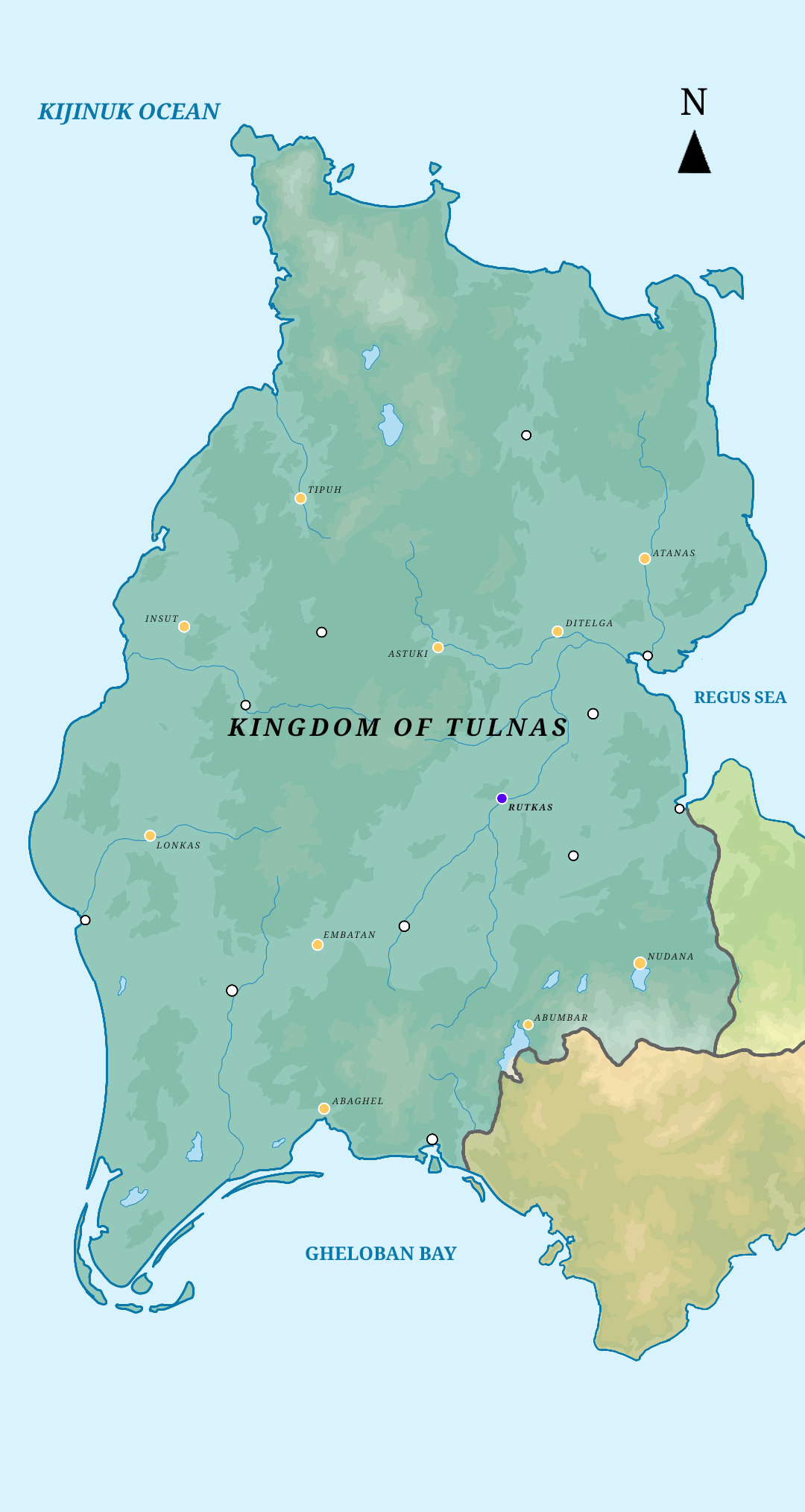 Map Making Kingdom of Tulnas - ibisPaint