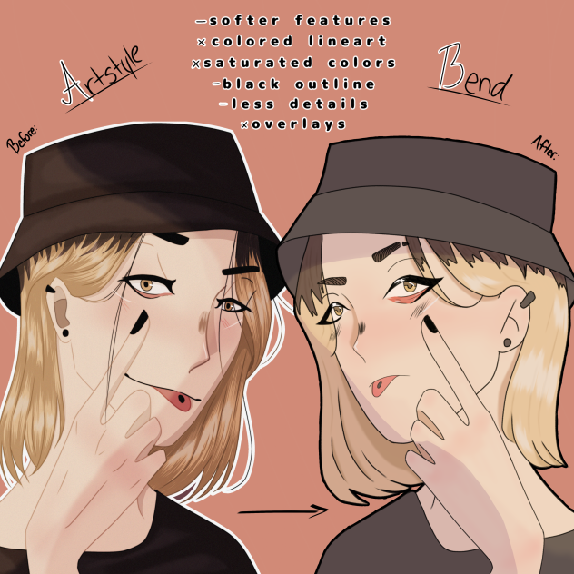 Artstyle bend challenge - ibisPaint