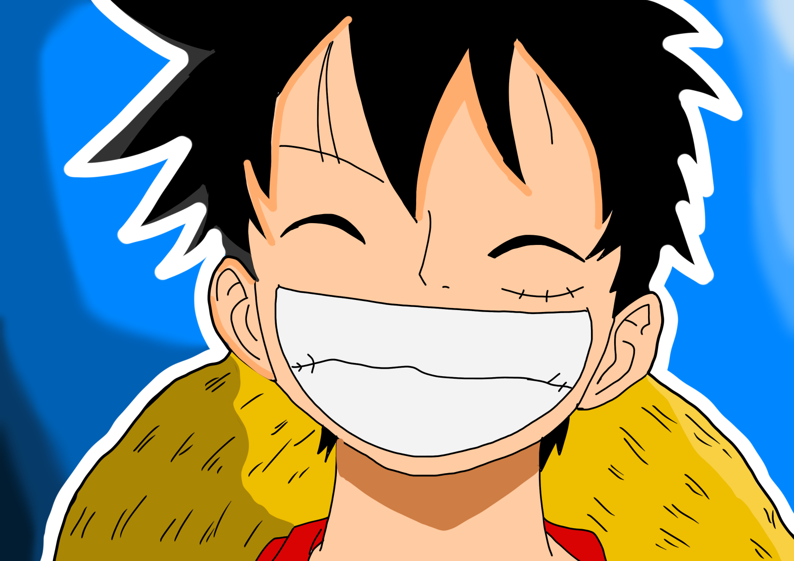 Monkey.D. Luffy - ibisPaint