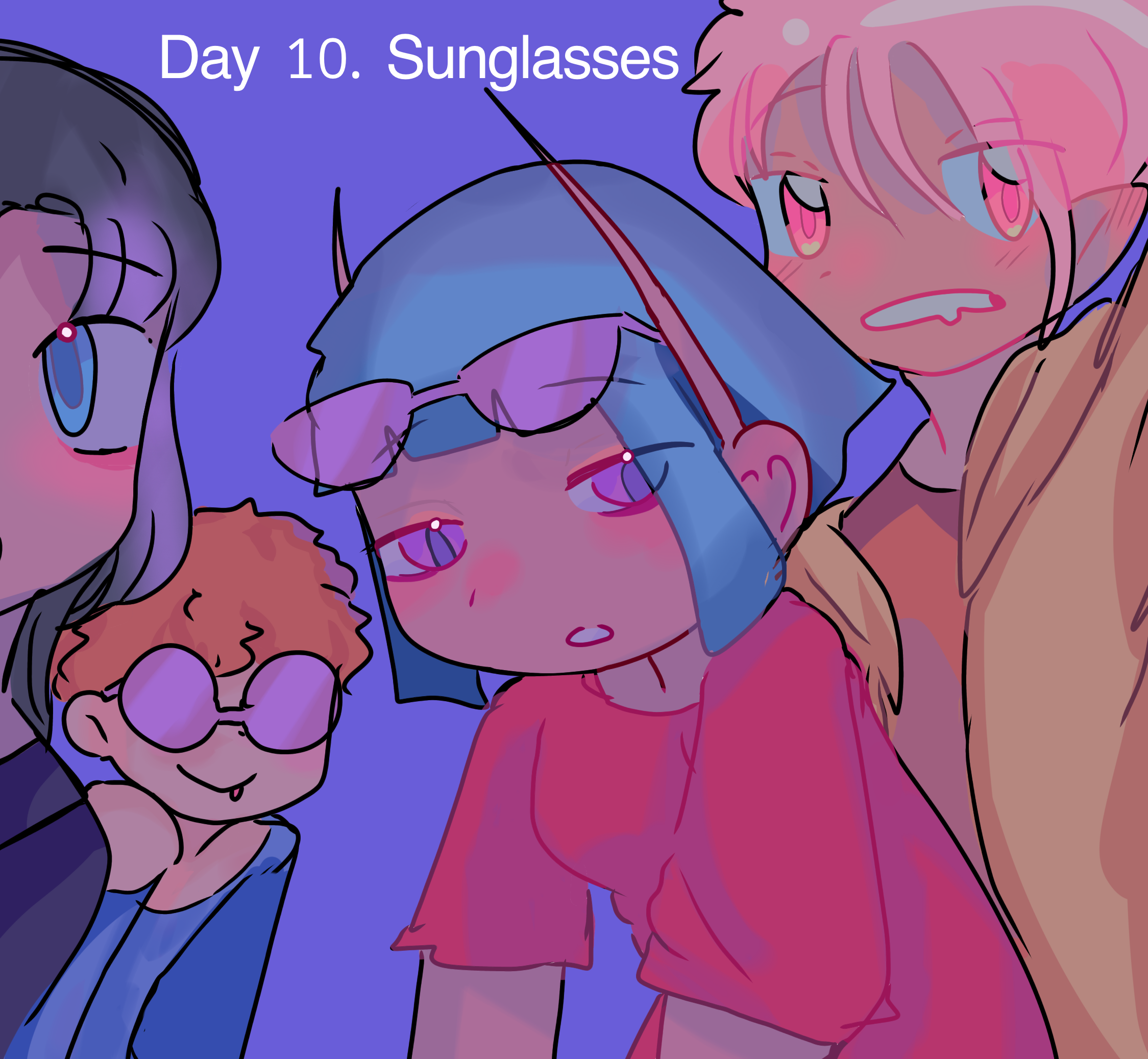 Day 10, sunglasses - ibisPaint