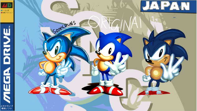 Hitting that Sonic Japan Pose! - ibisPaint