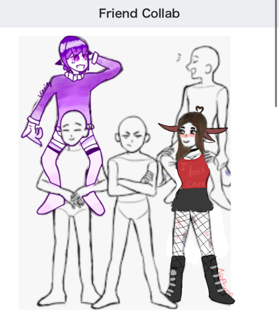 Friend Collab - ibisPaint