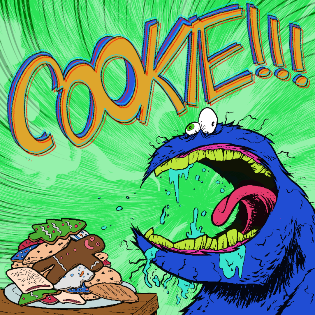 Cookie Monster - ibisPaint