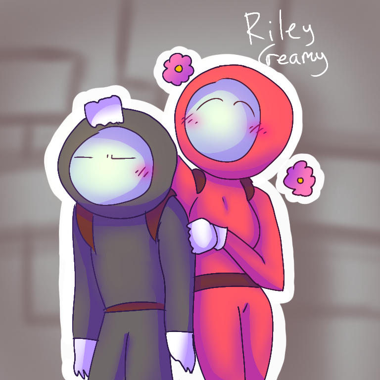 Red x Black among us Fanart! - ibisPaint