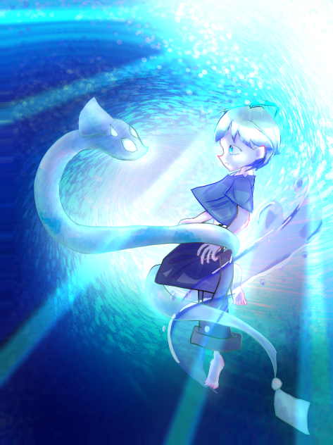 See through blue - ibisPaint