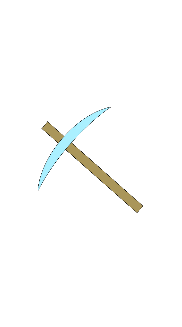 a simple diamond pickaxe - ibisPaint