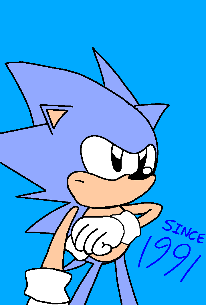 SONIC THE HEDGEHOG - ibisPaint