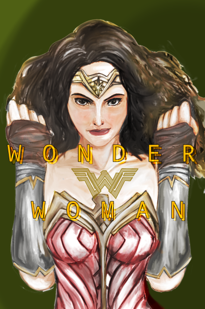 wonder woman - ibisPaint