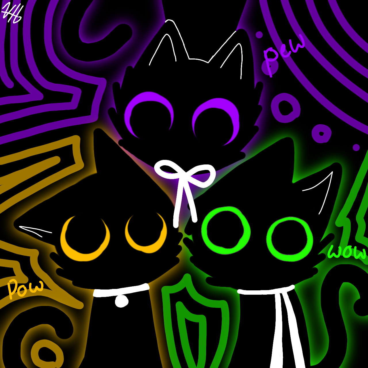 Pew,Pow,and Wow - ibisPaint