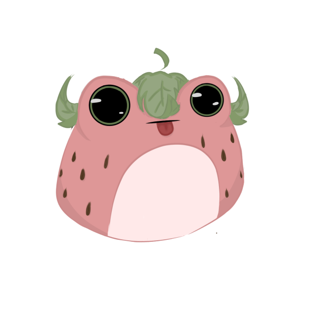 Strawberry Frog - ibisPaint