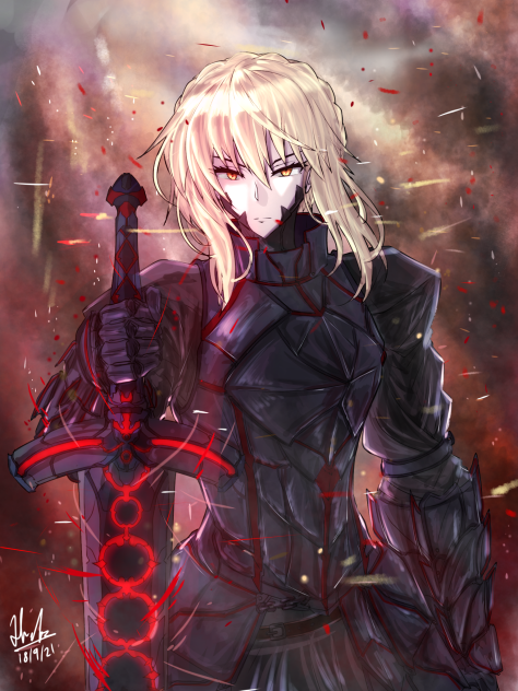 saber alter - ibisPaint
