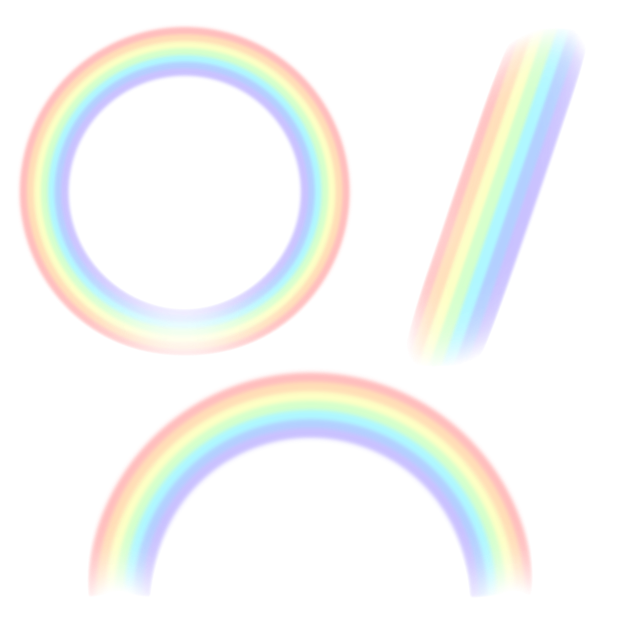 Pastel rainbow effects - ibisPaint